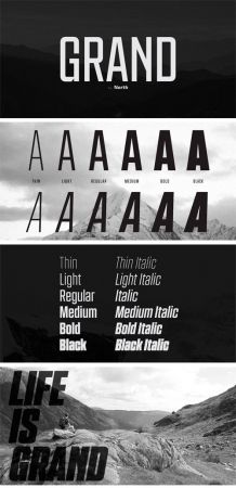 Grand Font Family | SoftArchive