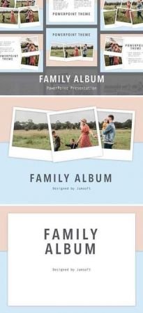 Family Album PowerPoint Template | SoftArchive