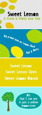 Sweet Lemon Font Family | SoftArchive