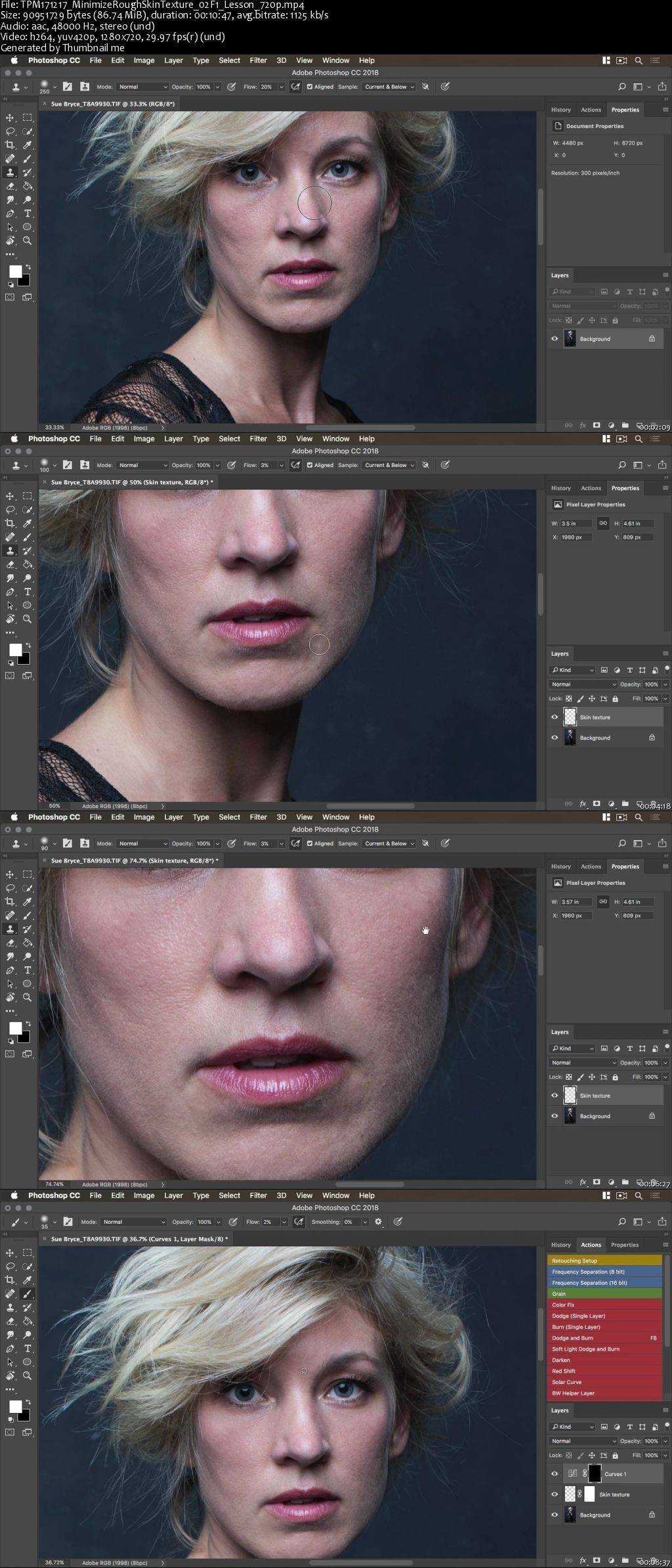 The Portrait Masters - The Retouching Series: Minimize Rough Skin ...