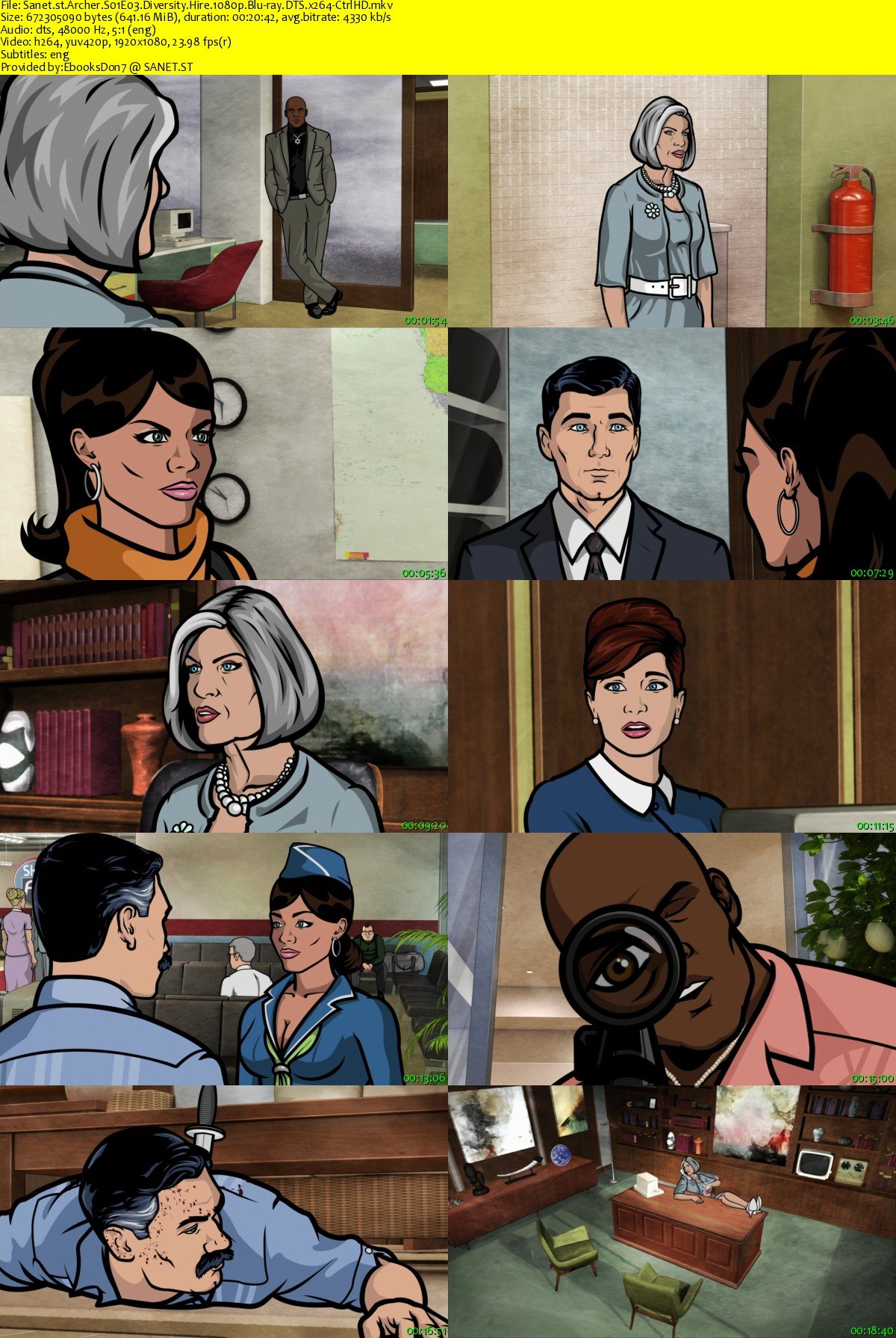 Archer S01 1080p BluRay x264-CtrlHD | SoftArchive
