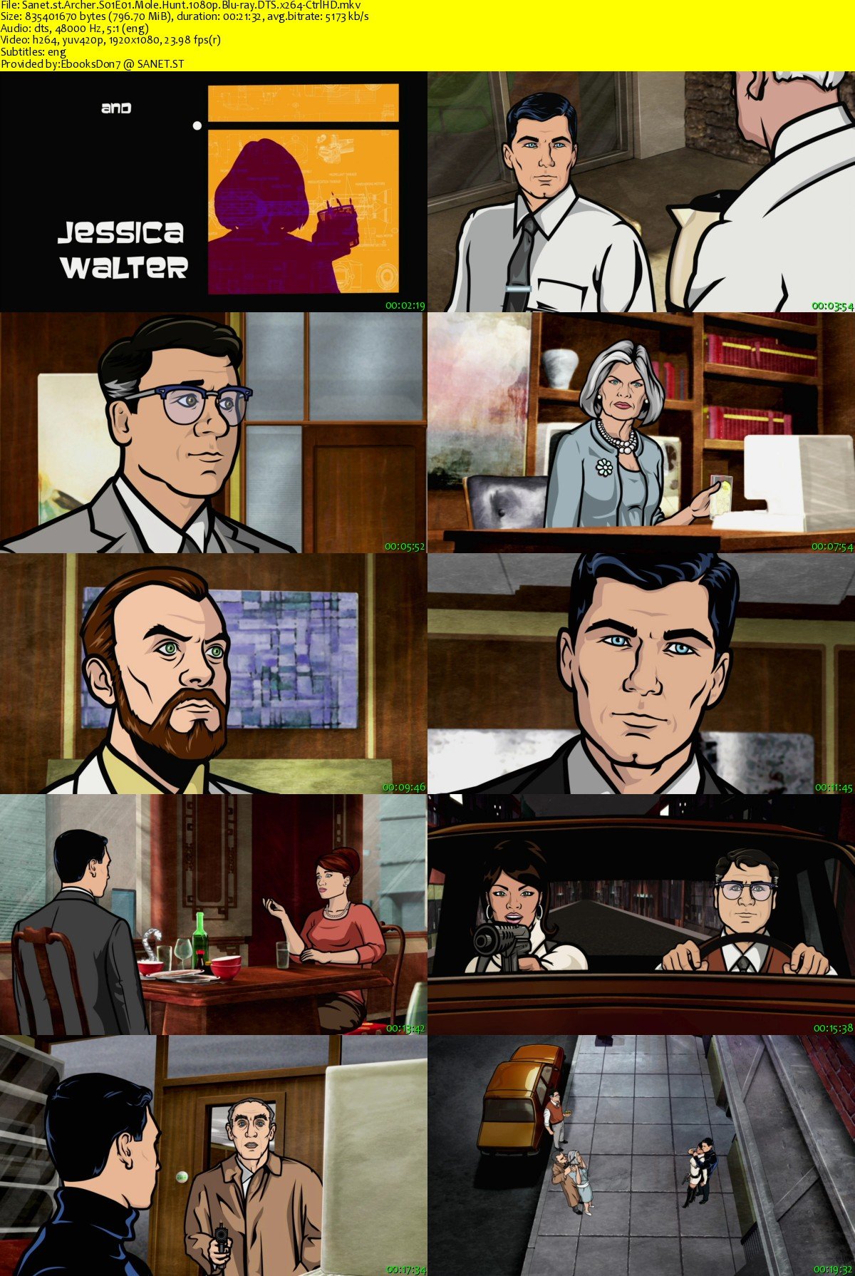 Archer S01 1080p BluRay x264-CtrlHD | SoftArchive