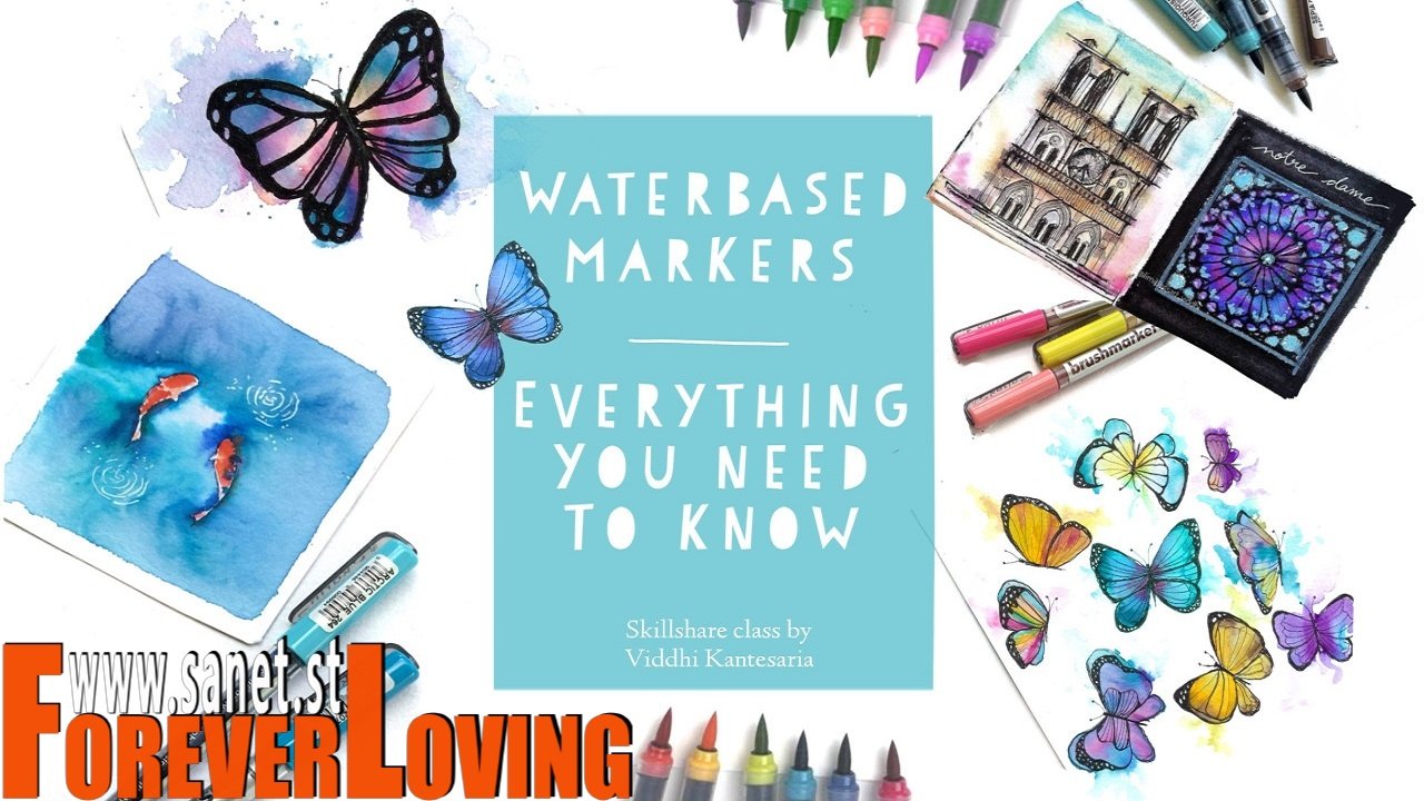 Water based Markers - Everything you need to know + two fun class ...