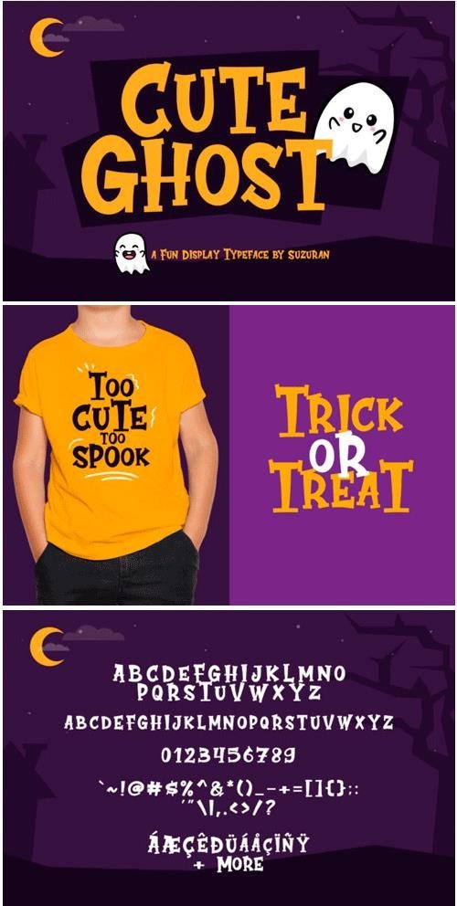 Cute Ghost Font Family | SoftArchive