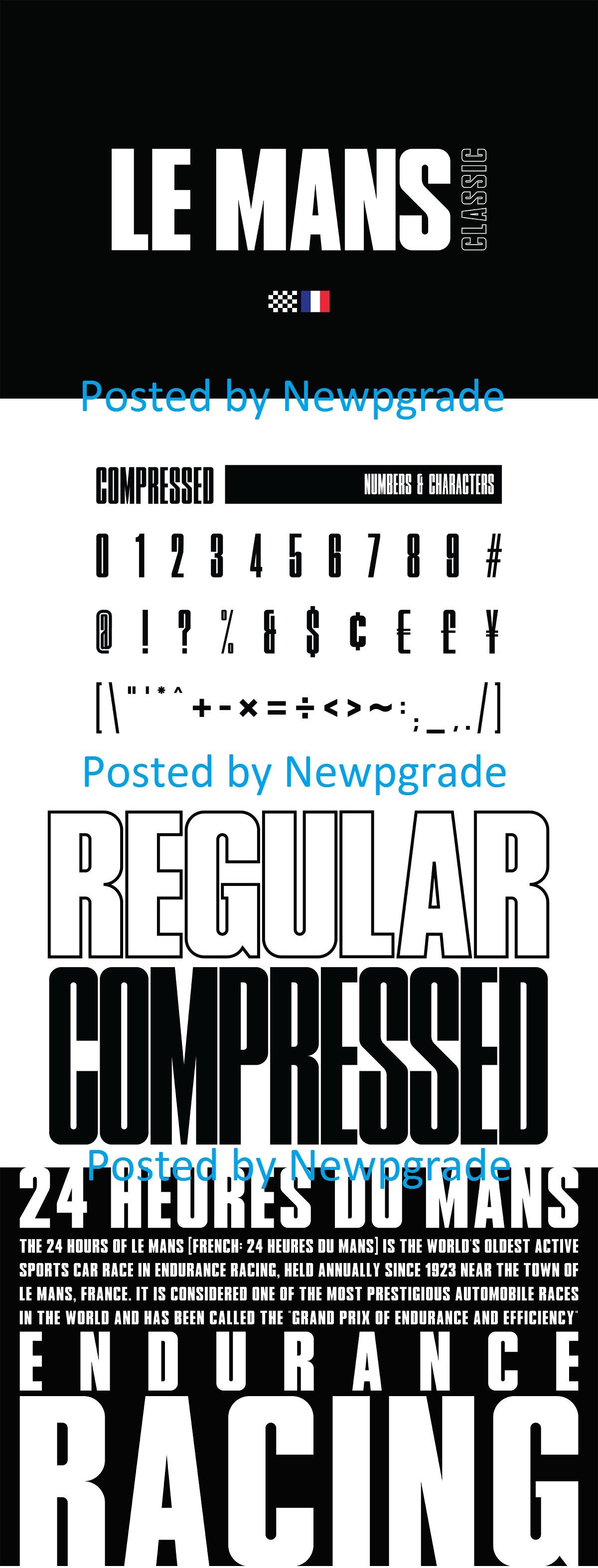 Le Mans Classic Complete Family Font | SoftArchive