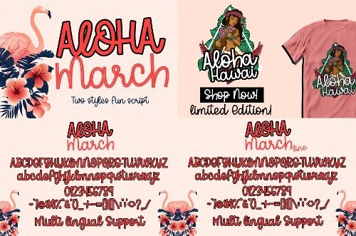 Aloha March Font | SoftArchive