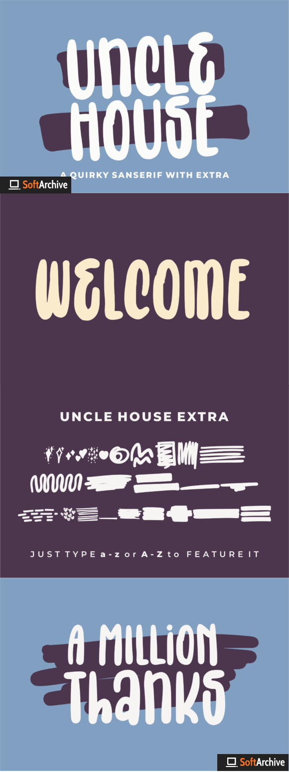 Uncle House Font | SoftArchive
