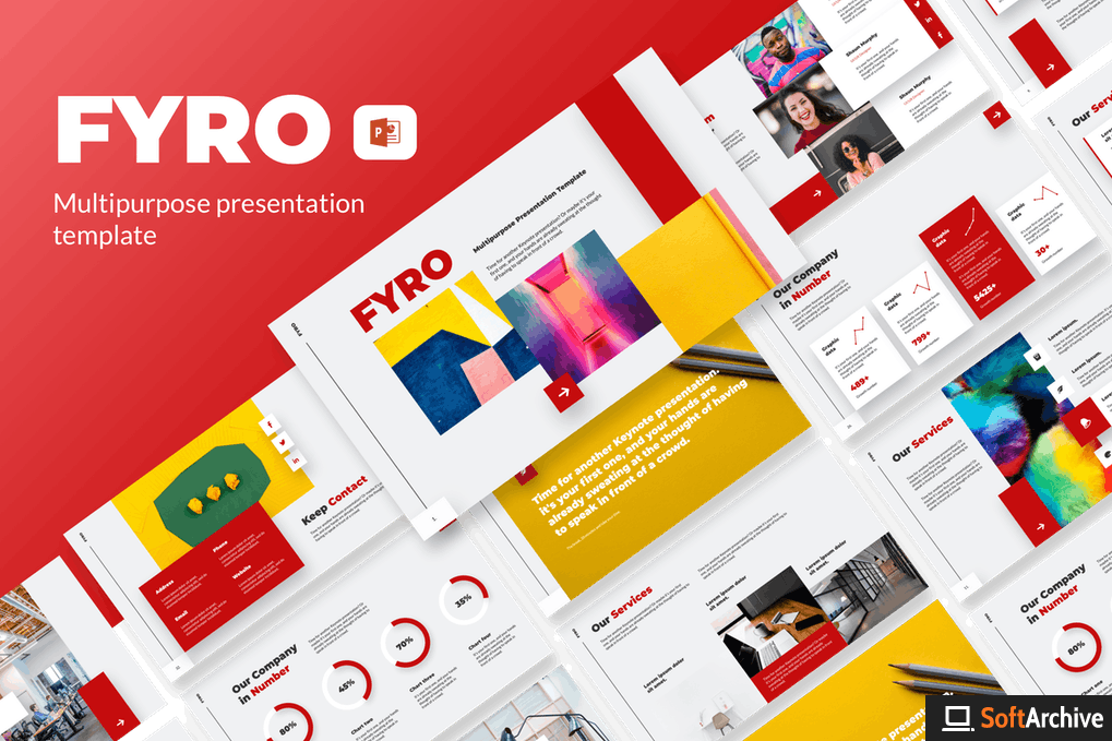 Fyro - Business Presentation Template | SoftArchive