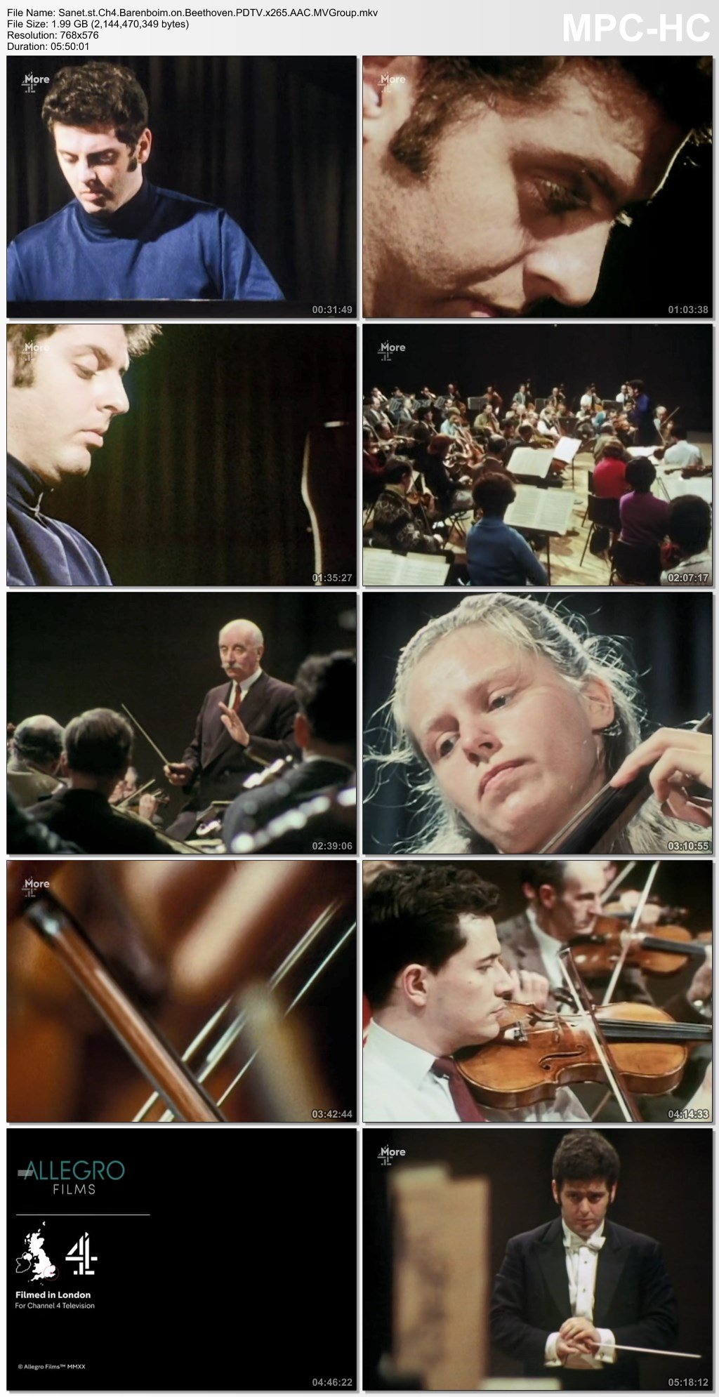 Channel 4 - Barenboim on Beethoven: The Lost Tapes (2020) PDTV x265 AAC ...