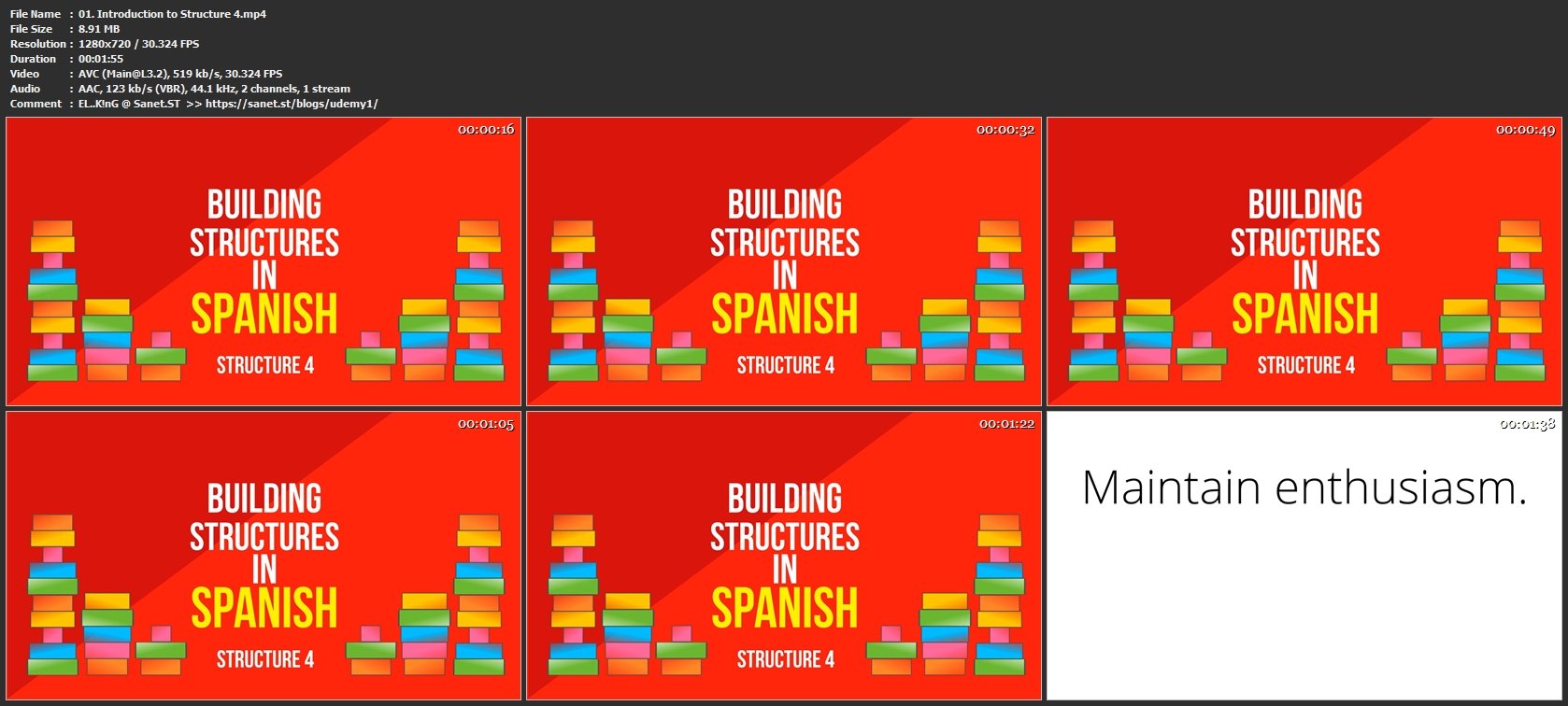 Building Structures in Spanish - Structure 4 | SoftArchive