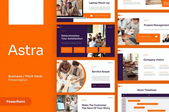 ASTRA - Business Plan - Powerpoint, Keynote and Google Slides Template ...