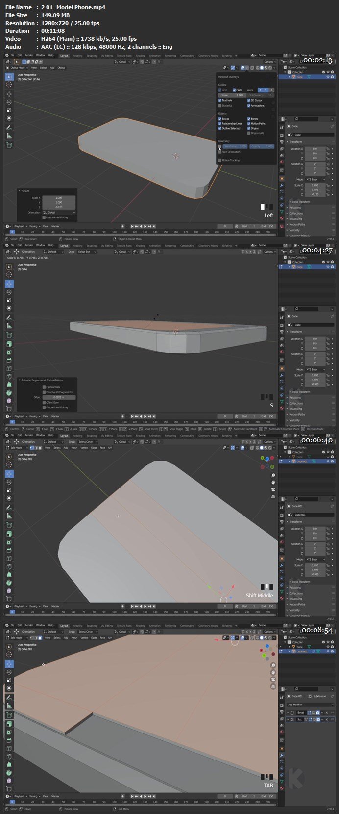 Blender Tutorial : 3D Model Smartphone Mockup | SoftArchive