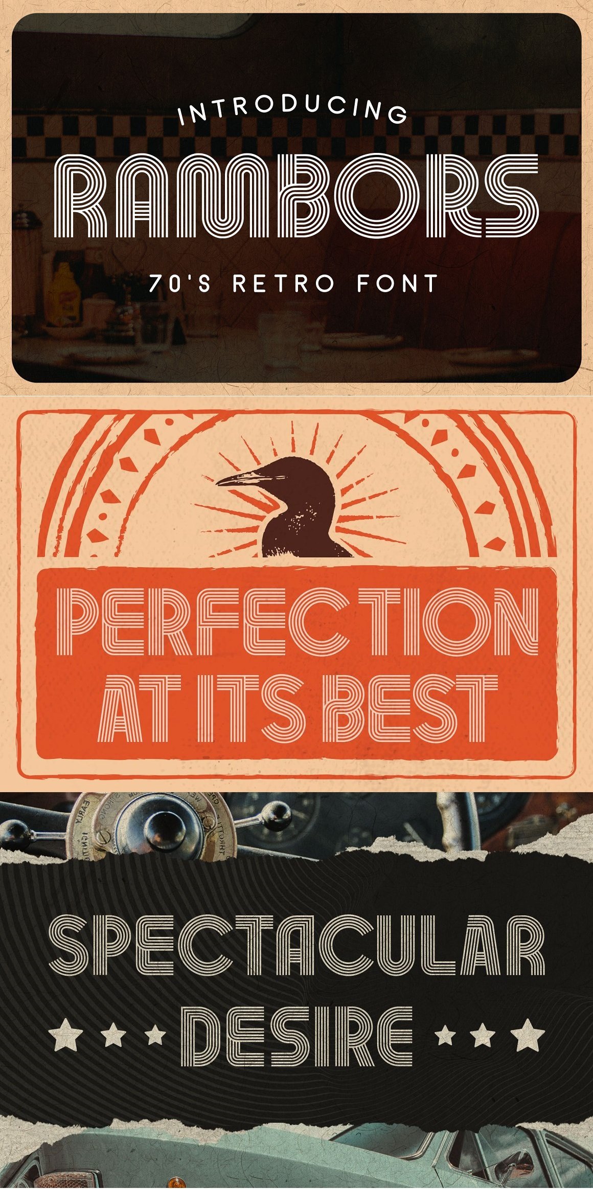 Rambors - Retro Font | SoftArchive