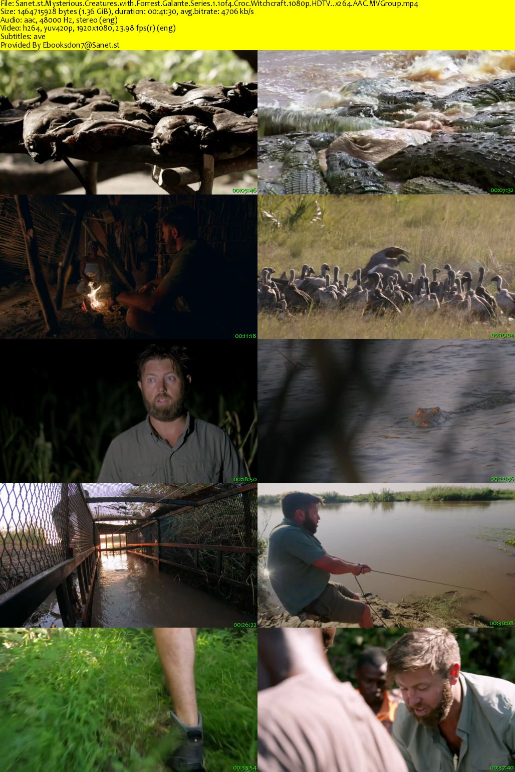 Discovery Ch - Mysterious Creatures with Forrest Galante: Series 1 ...