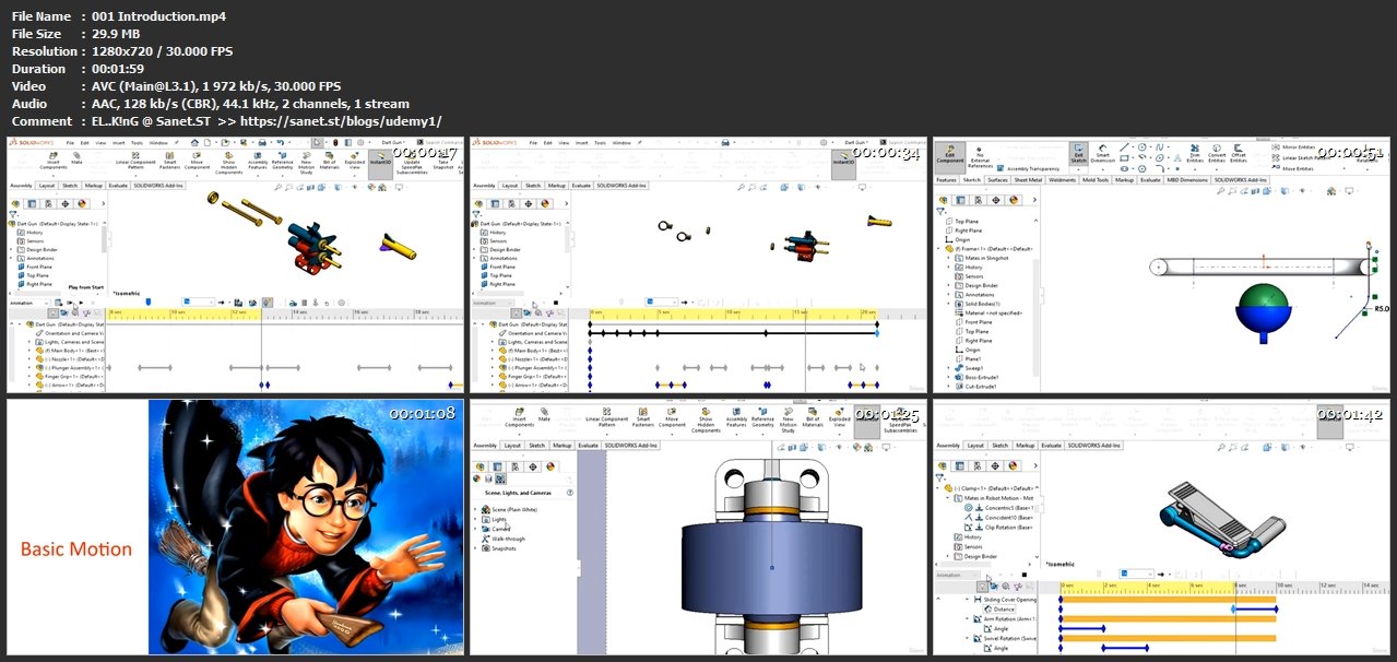 SOLIDWORKS Animation Tutorials for Absolute Beginners | SoftArchive