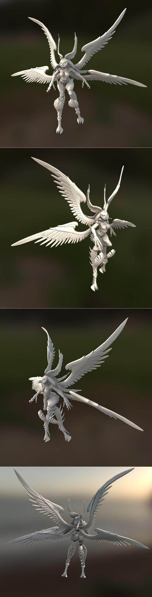 Garuda Final Fantasy XIV – 3D Print Model | SoftArchive
