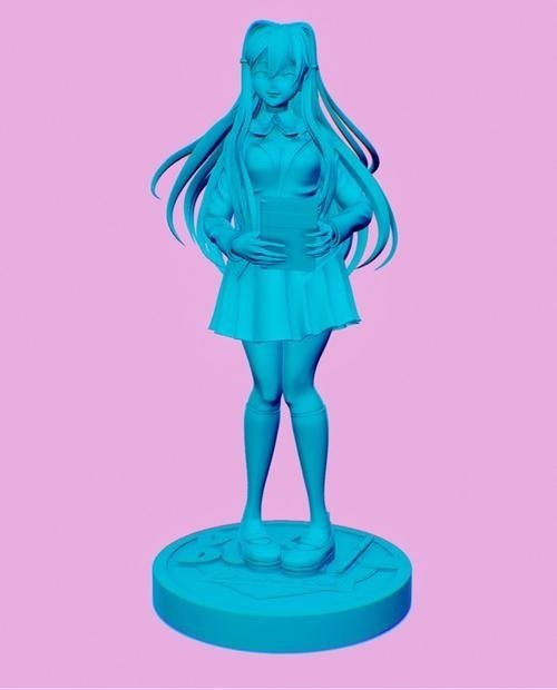 Yuri - Doki Doki Literature Club and Monika - Doki Doki Literature Club ...