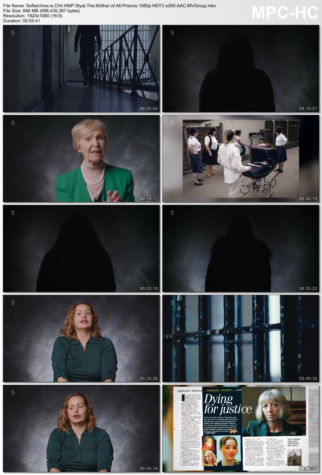 Channel 5 - HMP Styal: The Mother of All Prisons (2022) 1080p HDTV x265 ...