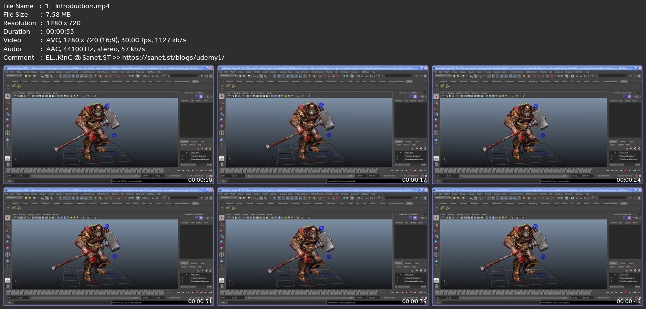 Introduction To The Animation Workflow In Maya For Games | SoftArchive