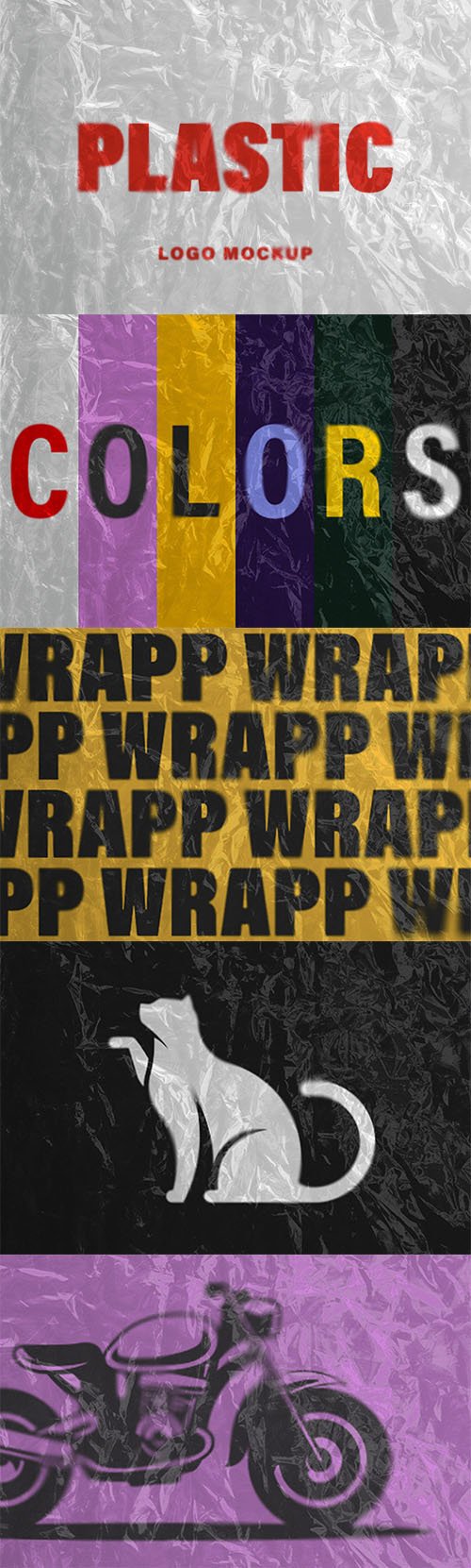 Plastic Wrap Logo PSD Mockups | SoftArchive