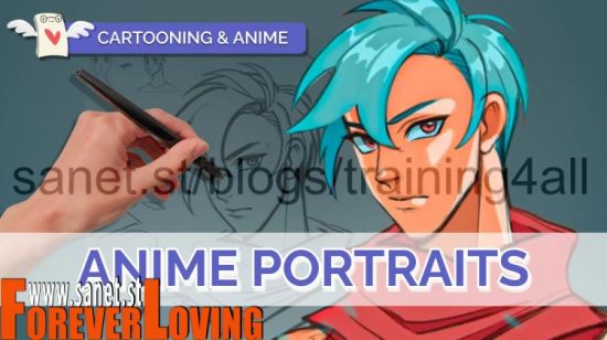 How to Draw Anime Faces and Character Portraits Using Limited Colour ...