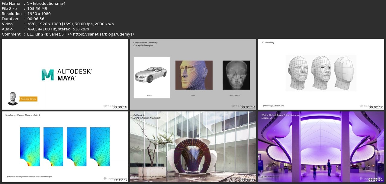 Architectural Geometry: Intro To Mesh Modeling In Maya | SoftArchive