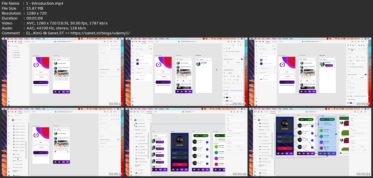 Adobe Xd Masterclass Learn Ui & Ux Design Basic To Advanced | SoftArchive