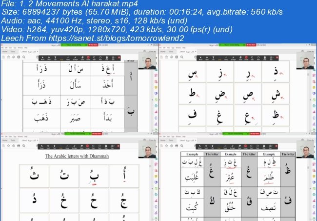 Teaching Arabic to non-native speakers. Reading Arabic | SoftArchive