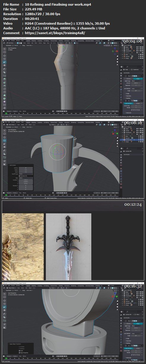 Build with Blender : Modelling The Forbidden Blade | SoftArchive