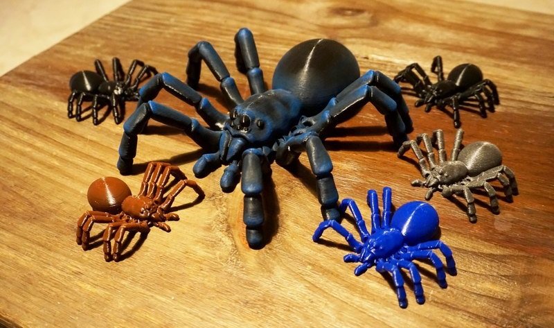Articulated Tarantula - 3D Print Model | SoftArchive