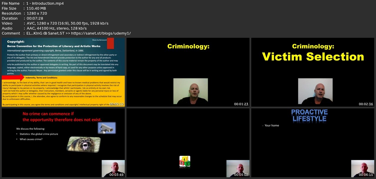 Criminology: Situational Awareness & Victim Selection | SoftArchive