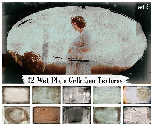 Wet Plate Collodion Textures, Vintage Textures, Overlays - 2264155 ...