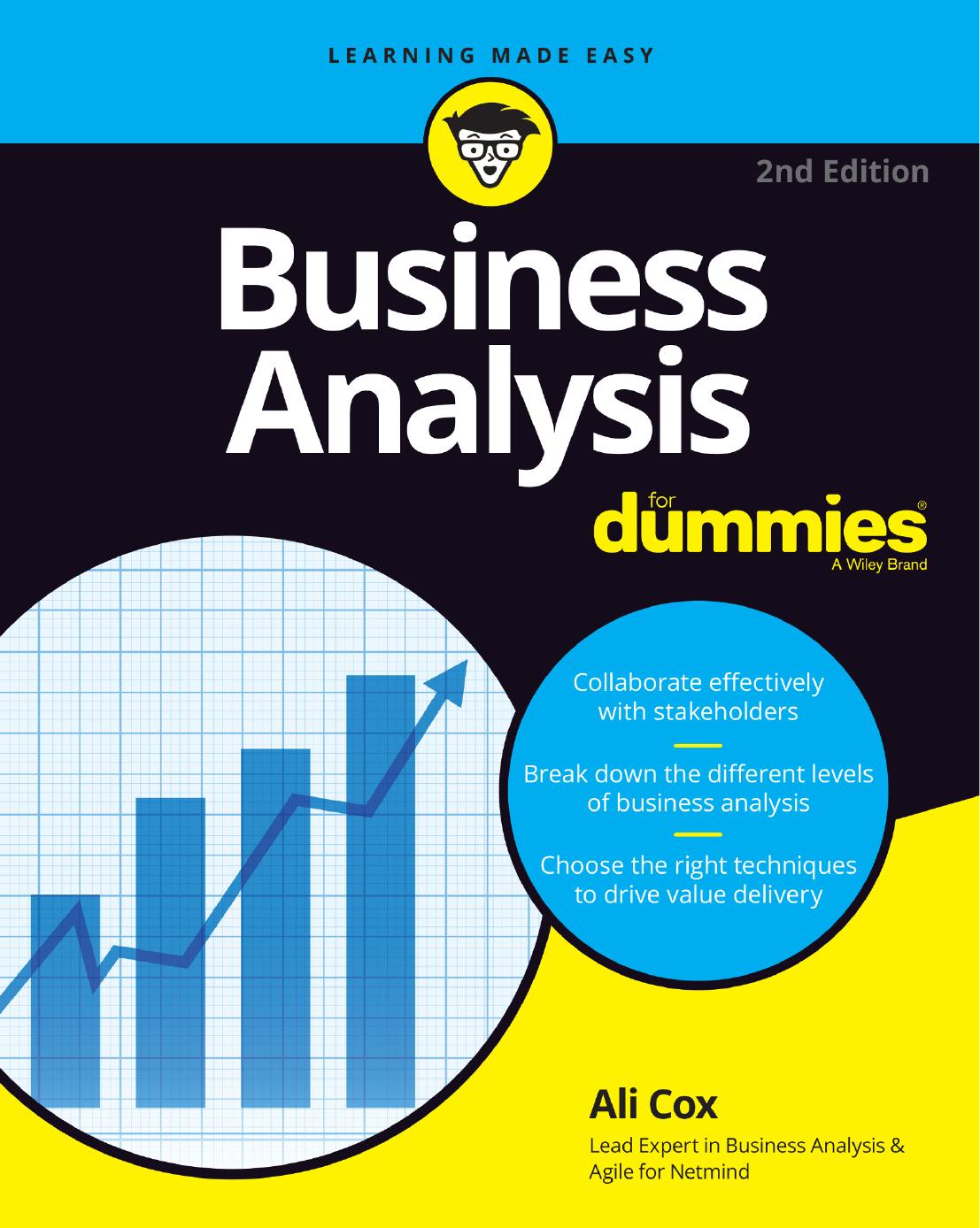 Business Analysis For Dummies 2nd Edition SoftArchive Business Analysis For Dummies 2nd Edition SoftArchive