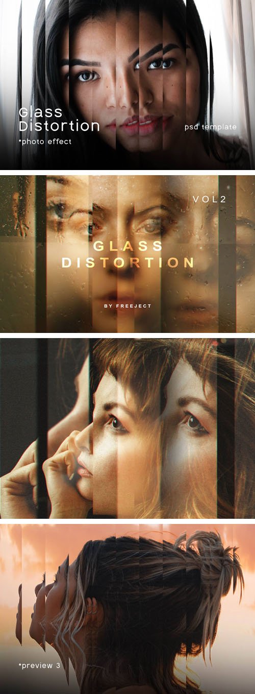 Glass Distortion Photo Effect for Photoshop | SoftArchive