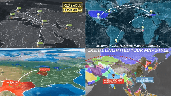 Videohive - World Map Connetction Kit 11602298 | SoftArchive