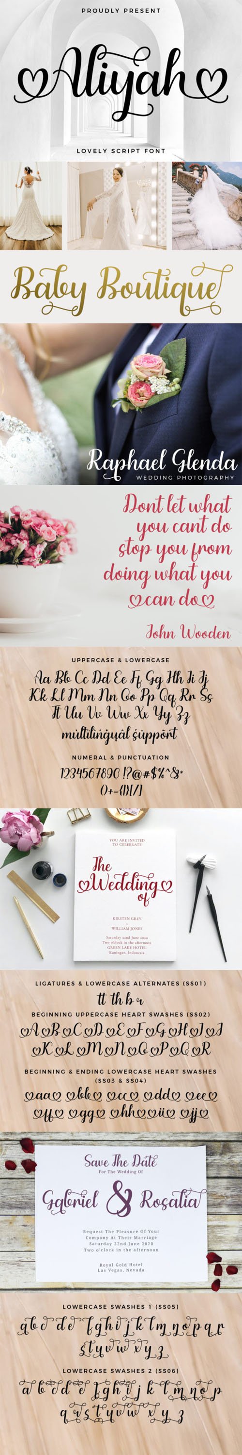Aliyah - Lovely Script Font | SoftArchive
