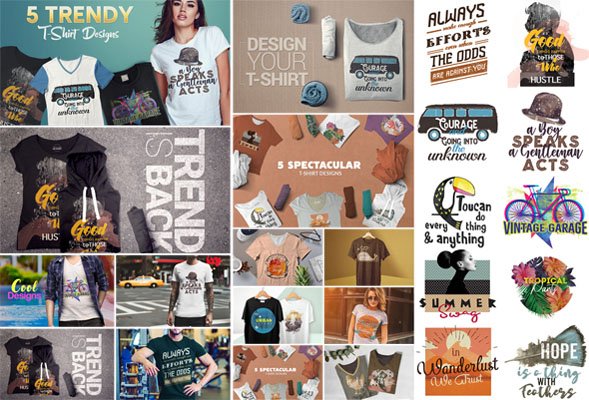 10 Spectacular T-Shirt Designs Templates | SoftArchive