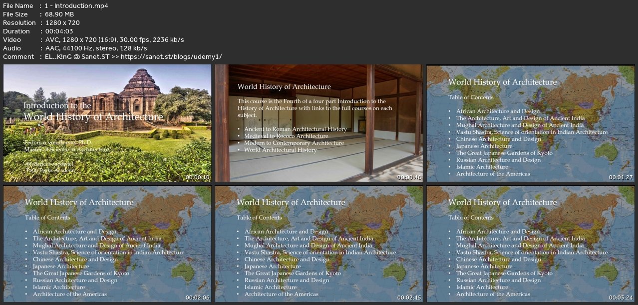 Introduction To The World History Of Architecture | SoftArchive