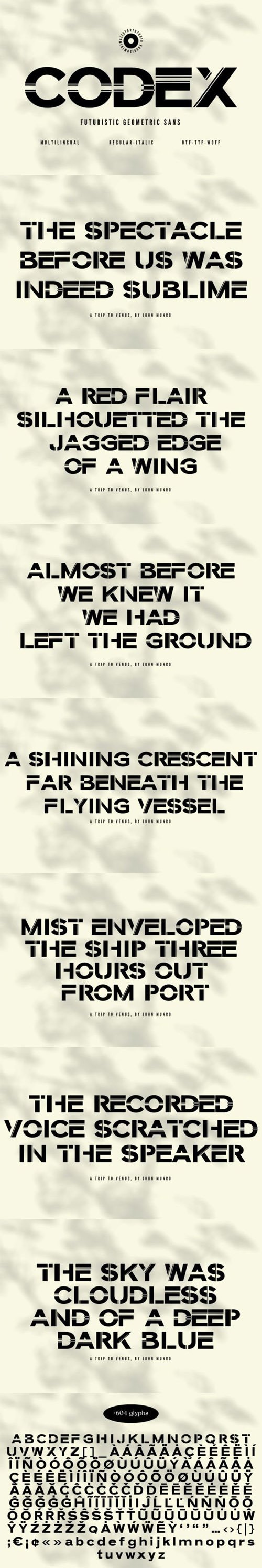 Codex Sans Serif Font | SoftArchive