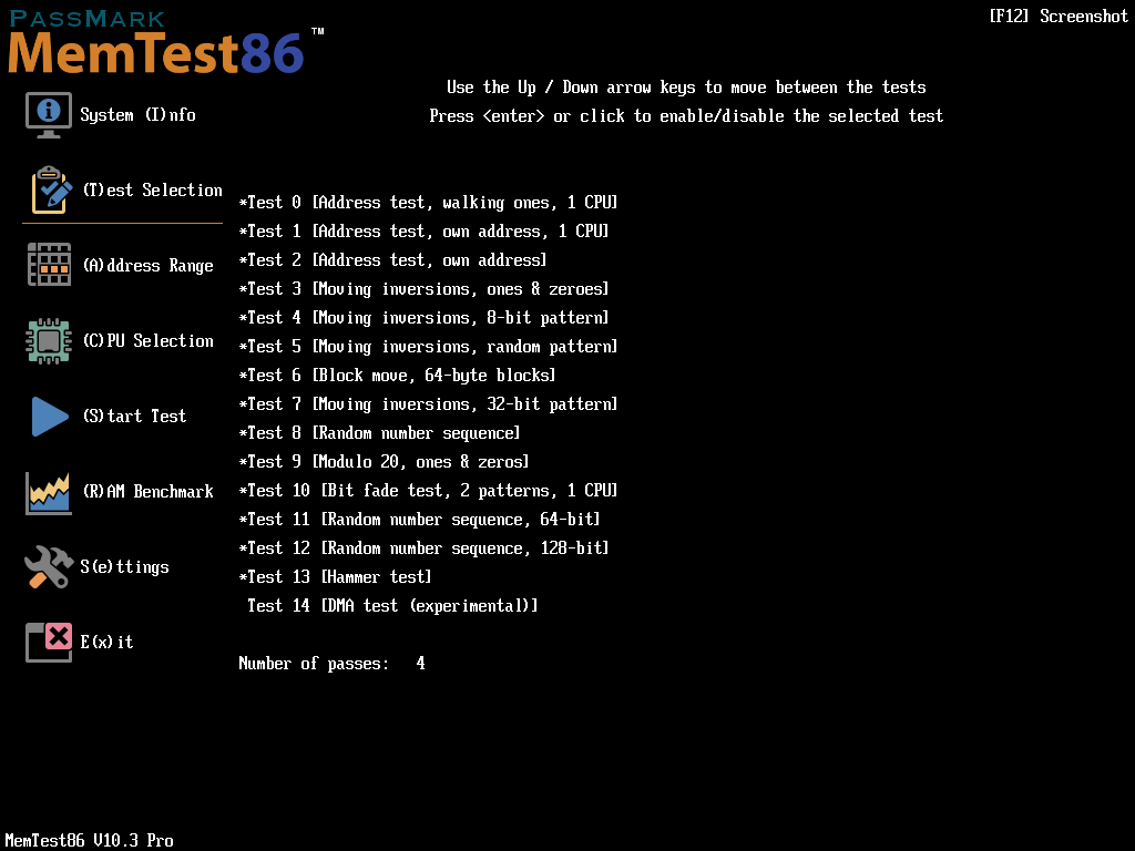 PassMark MemTest86 Pro 10.3 Build 1000 Multilingual ISO | SoftArchive