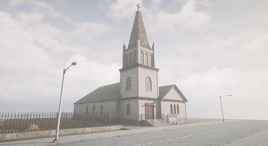 Unreal Engine Marketplace - Abandoned Church Building (4.18, 4.21 - 4. ...