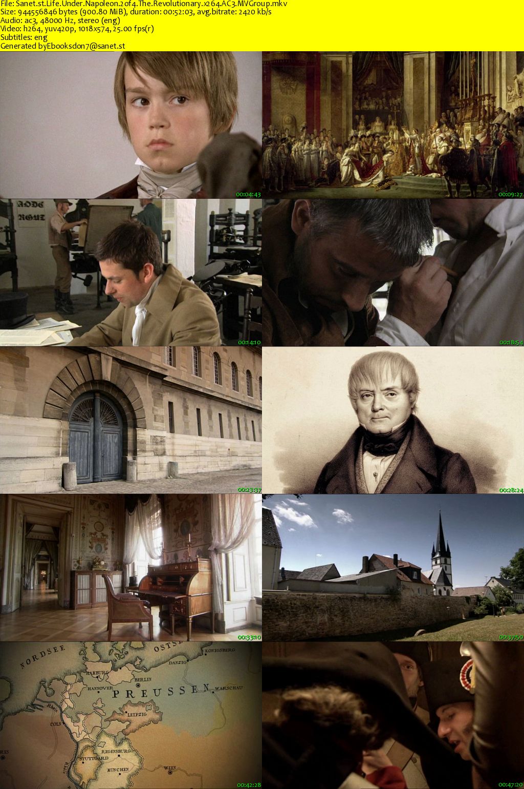 SBS - Life under Napoleon (2006) x264 AC3 MVGroup | SoftArchive