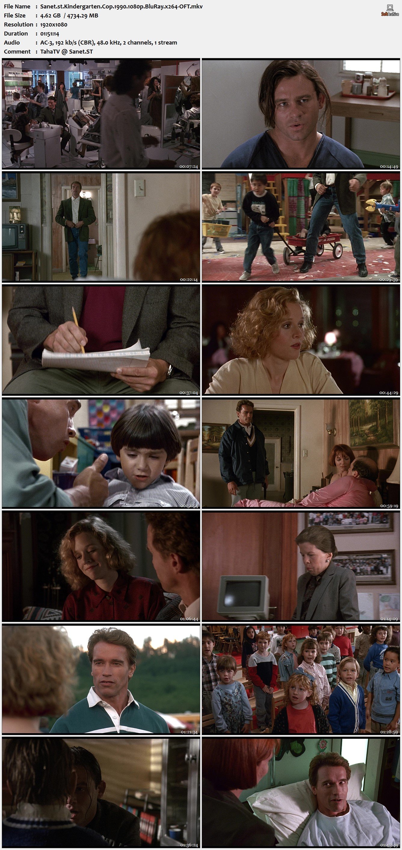 Kindergarten Cop 1990 1080p BluRay x264-OFT | SoftArchive