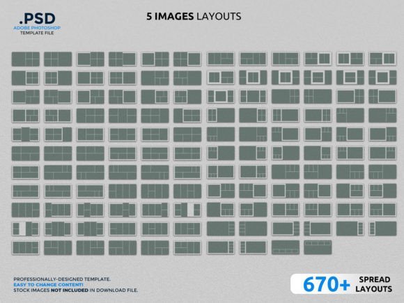 Photo Album / Portfolio Spread Layouts | SoftArchive