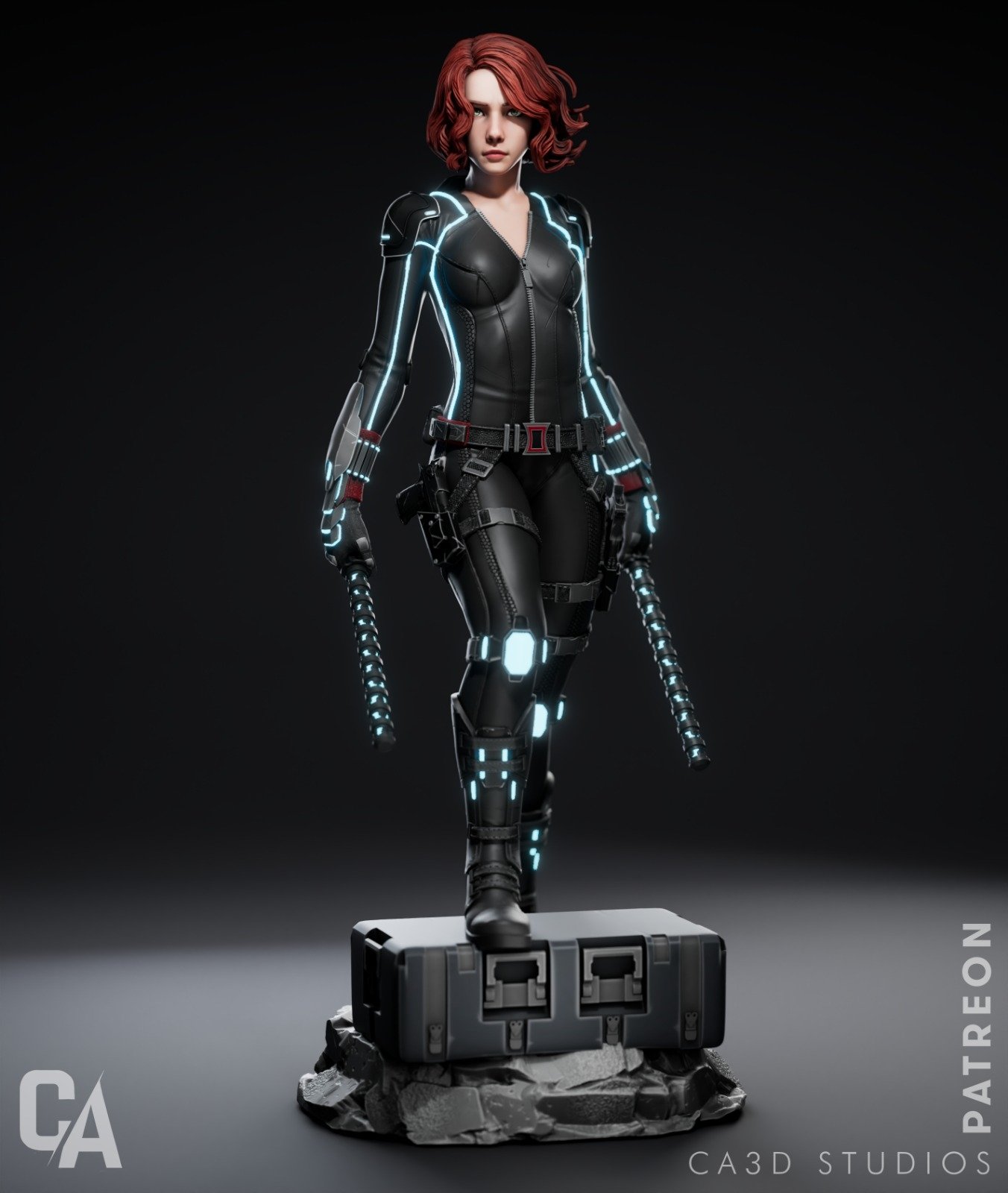 Ca 3d Studios – Black Widow – 3D Print Model | SoftArchive