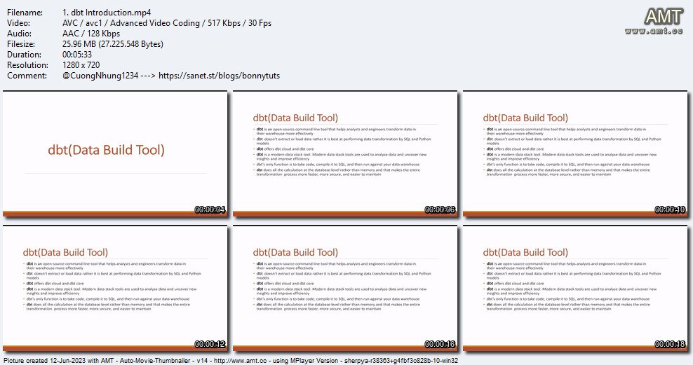 dbt(data build tool): dbt for Analytical Engineers | SoftArchive