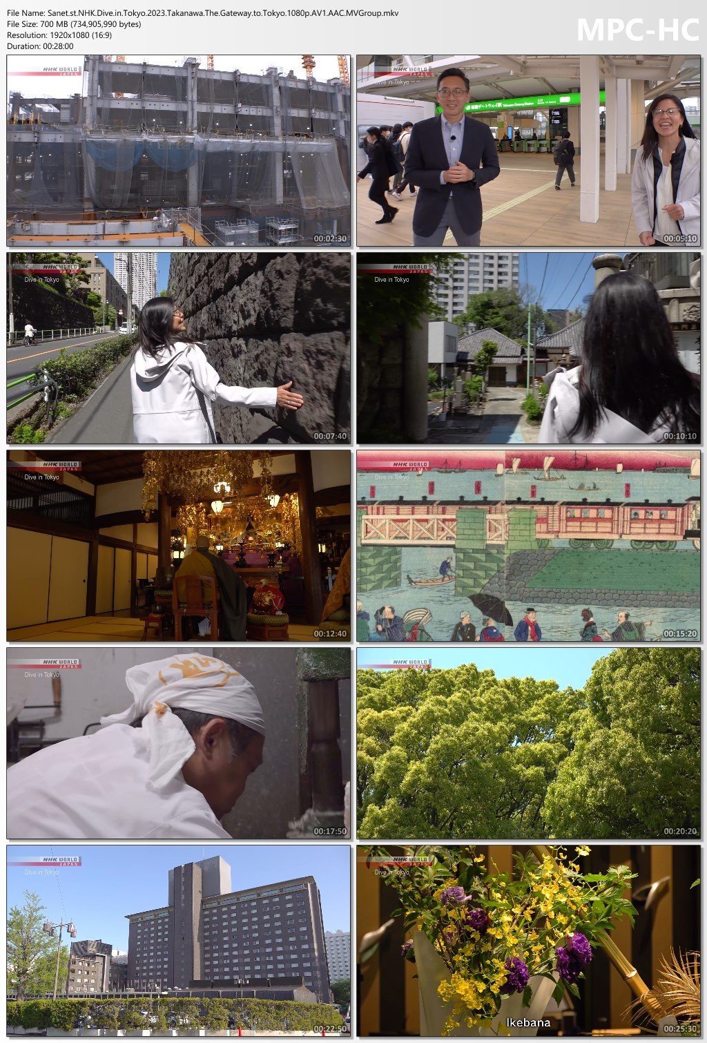 NHK Dive in Tokyo - Takanawa: The Gateway to Tokyo (2023) 1080p AV1 AAC ...