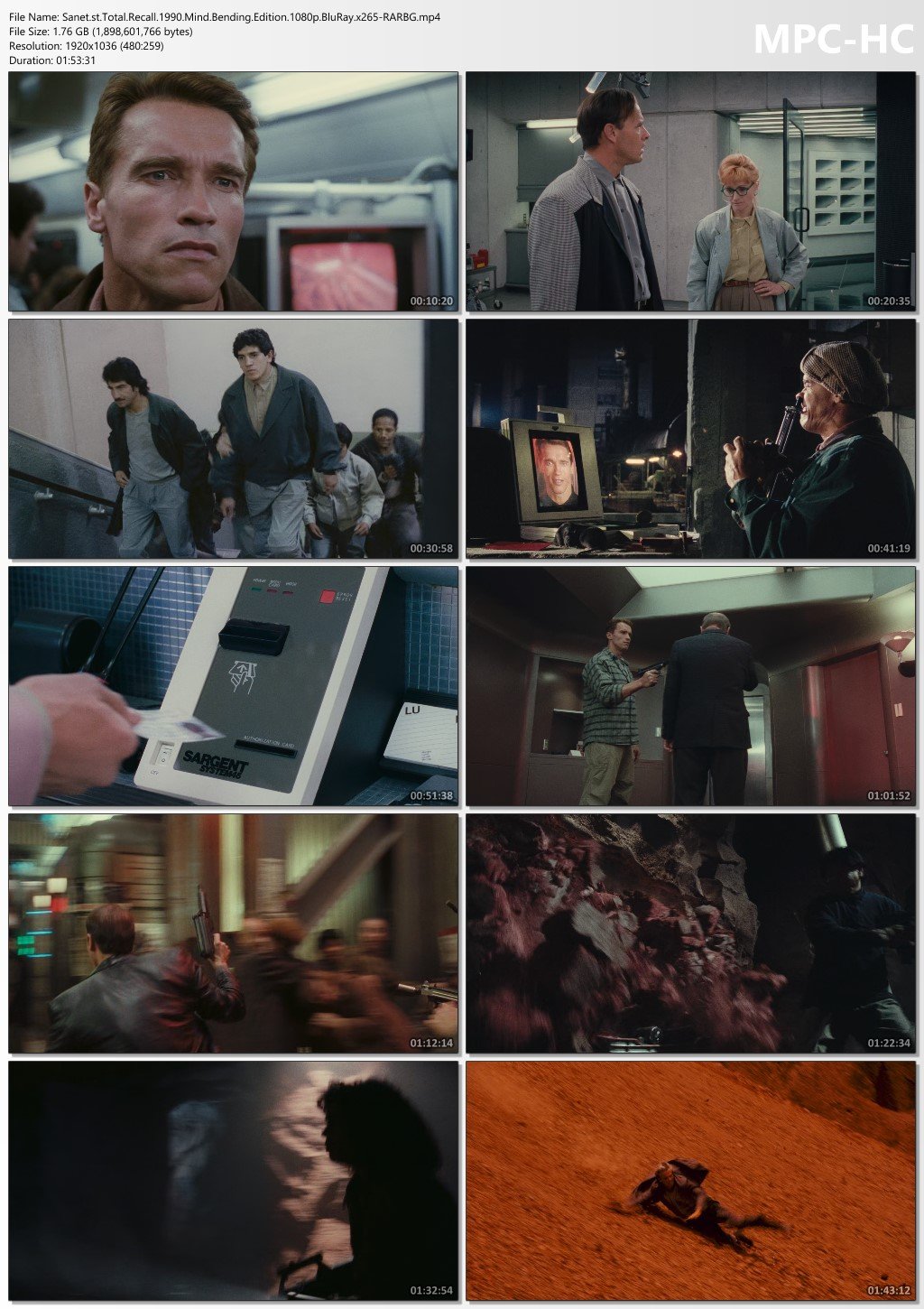 Total Recall 1990 Mind Bending Edition 1080p BluRay x265-RARBG ...