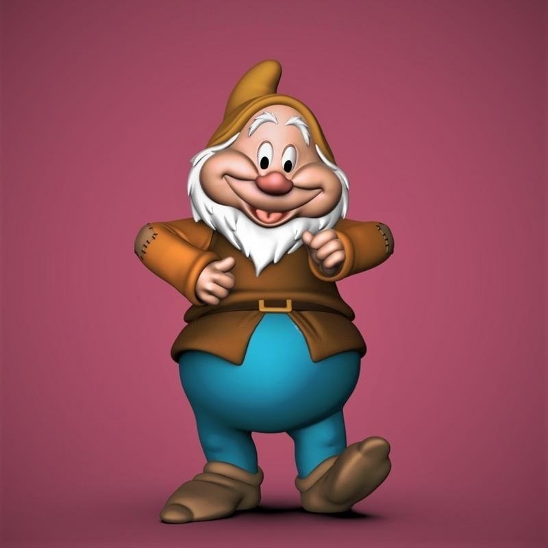 Dopey Dwarf and Happy Dwarf – 3D Print Model | SoftArchive