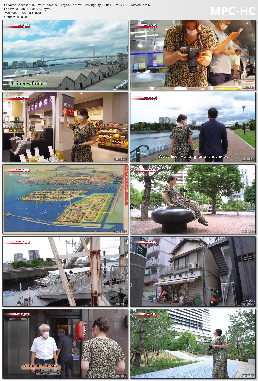 NHK Dive in Tokyo - Toyosu: The Ever-Evolving City (2022) 1080p HDTV ...
